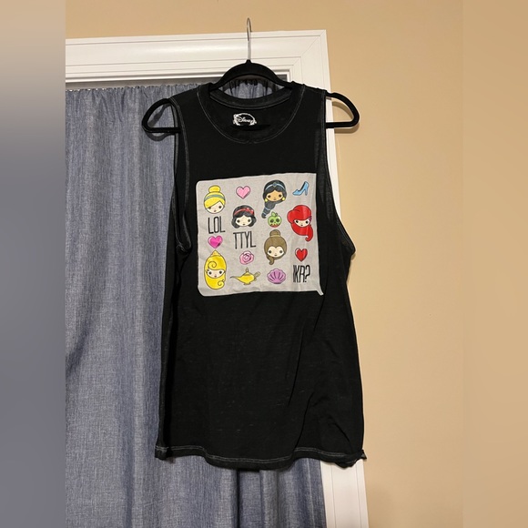 Disney | Tops | Disney Princess Muscle Top | Poshmark
